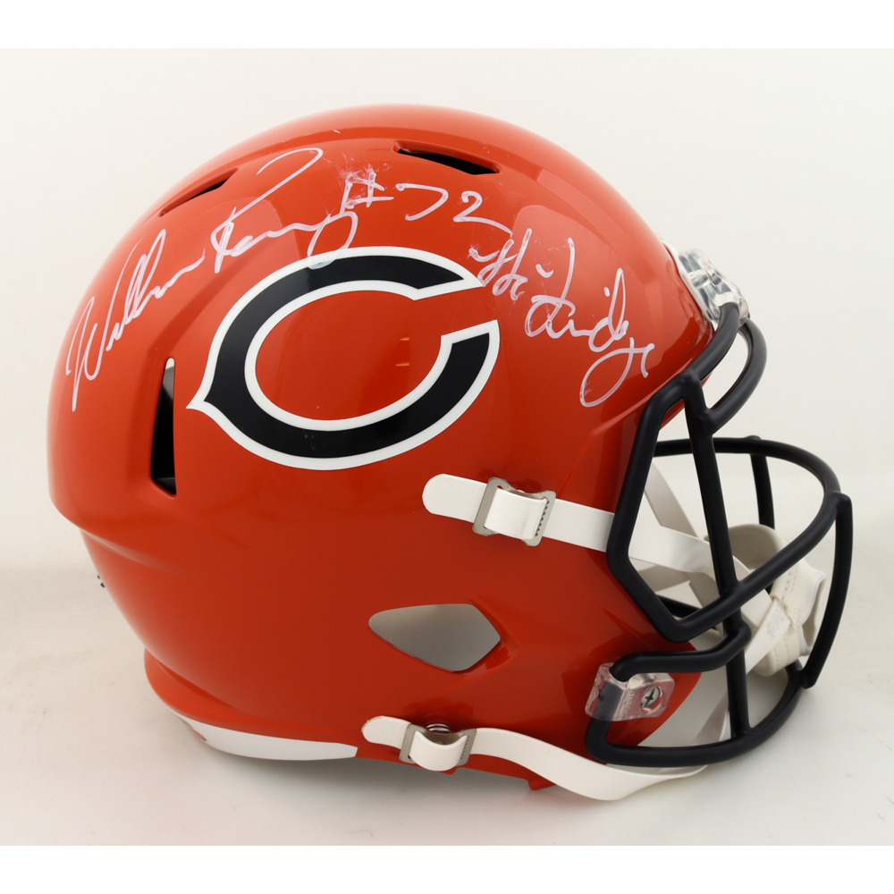 William Perry Signed Bears Full-Size Speed Helmet Inscribed "The Fridge ...