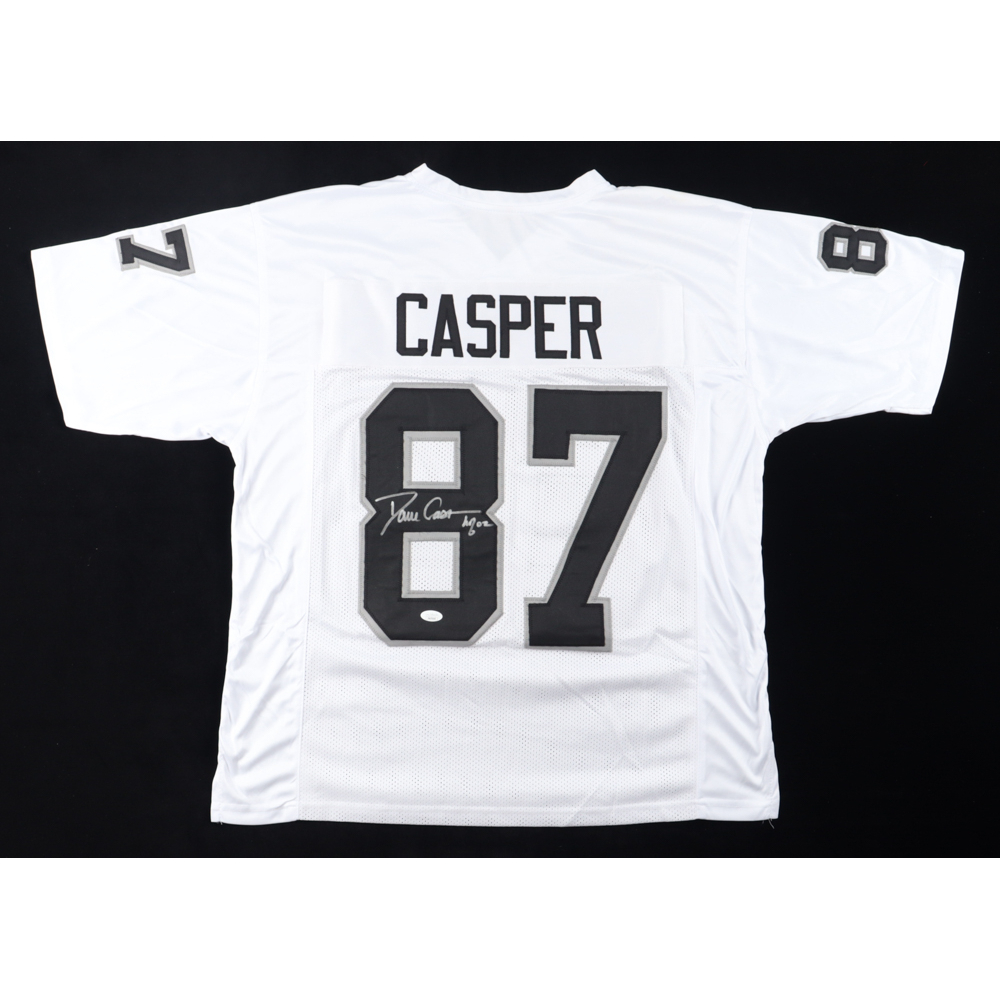 Dave Casper Signed Jersey Inscribed "HOF 02" (JSA) | Pristine Auction