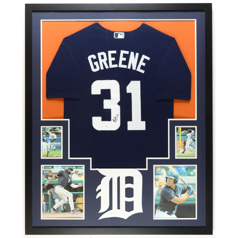 Riley Greene Signed Custom Framed Jersey Display (JSA) | Pristine Auction