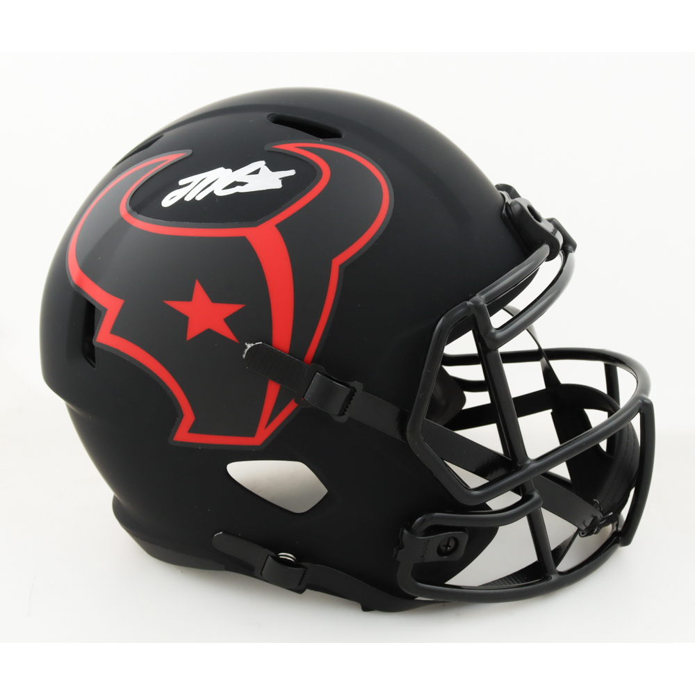 Joe Mixon Signed Texans Full-Size Eclipse Alternate Speed Helmet (JSA ...