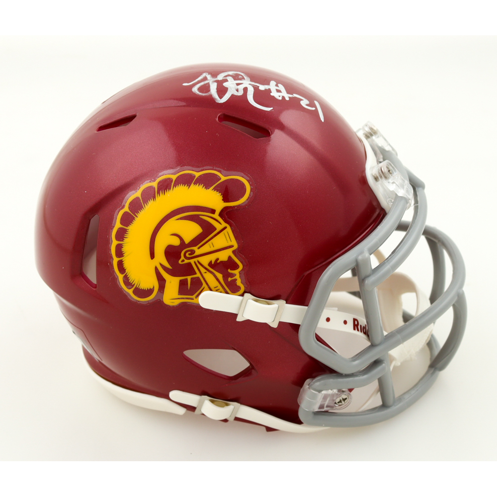 LenDale White Signed USC Trojans Speed Mini Helmet (PIA) | Pristine Auction