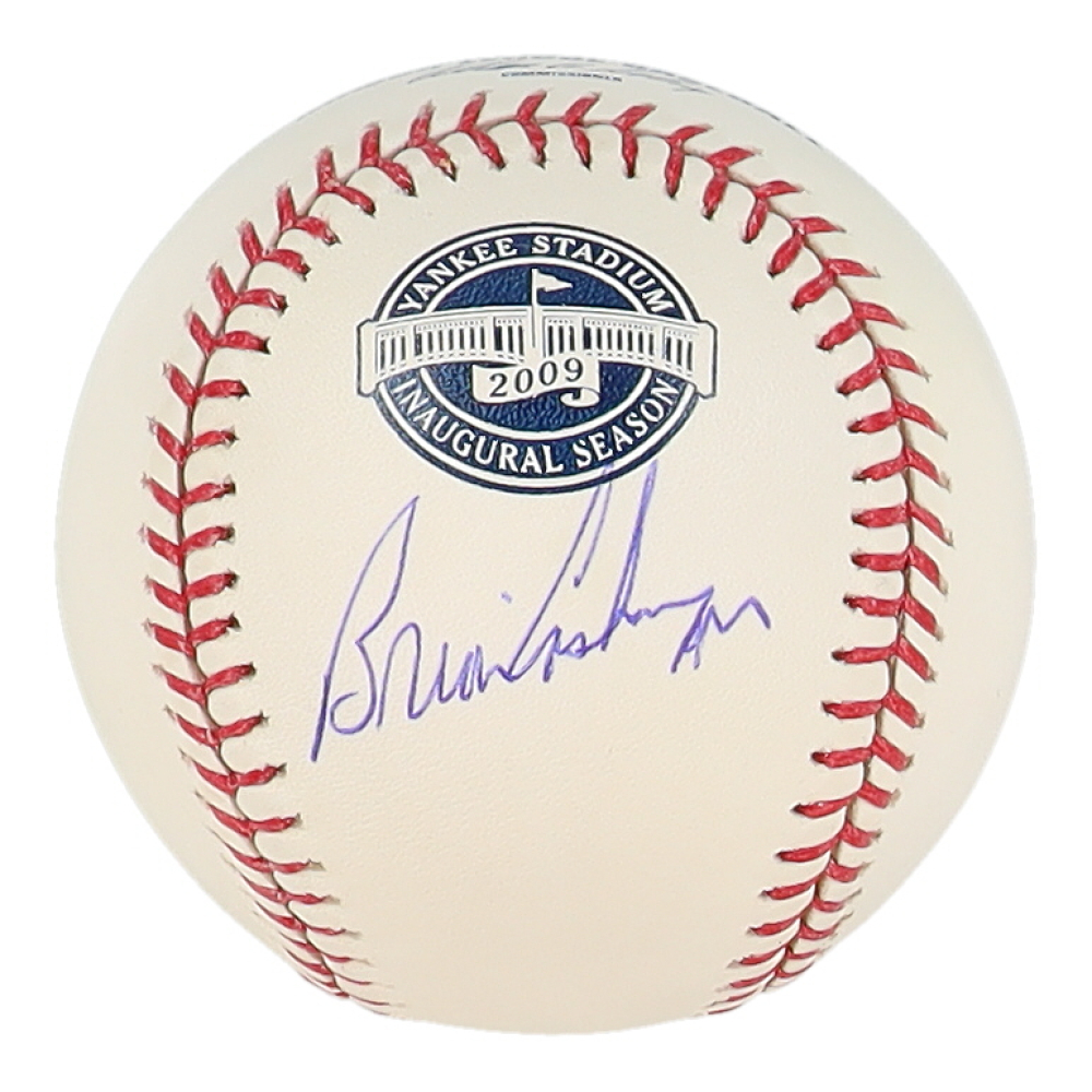 Brian Cashman Signed OML 2009 Yankee Stadium Inaugural Season Logo ...