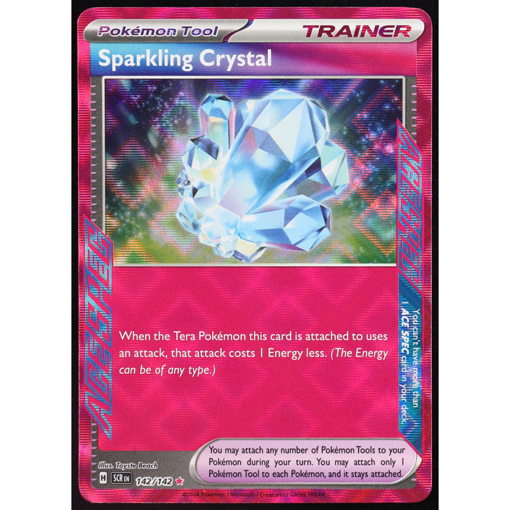 Sparkling Crystal 2024 Pokemon Scarlet and Violet Stellar Crown Ace ...