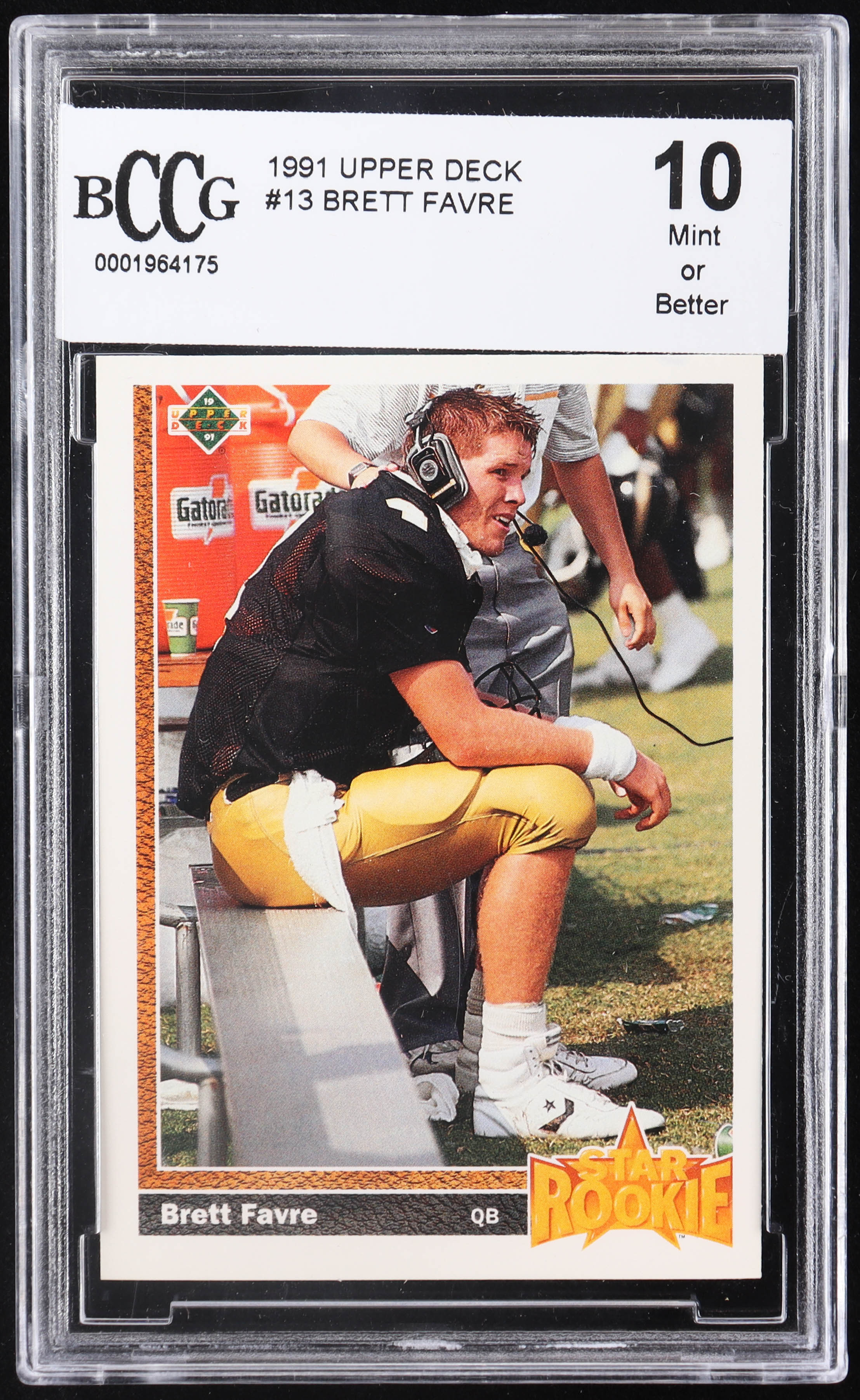 Brett Favre 1991 Upper Deck #13 RC (BCCG 10) | Pristine Auction