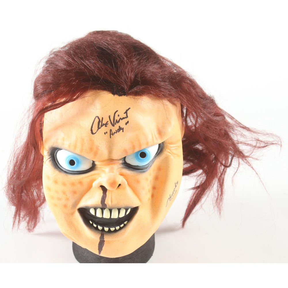 Alex Vincent Signed "Child's Play" Chucky Mask Inscribed "Andy ...