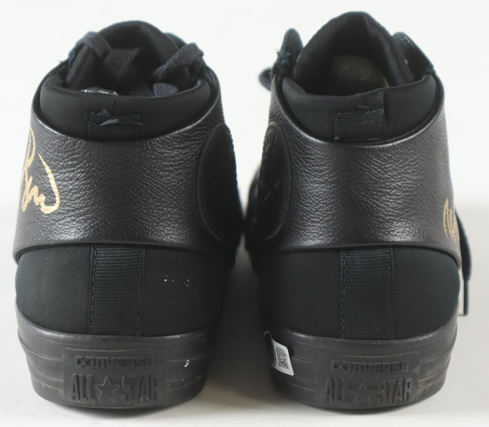 Magic Johnson & Larry Bird Signed Pair of Converse Basketball Shoes ...
