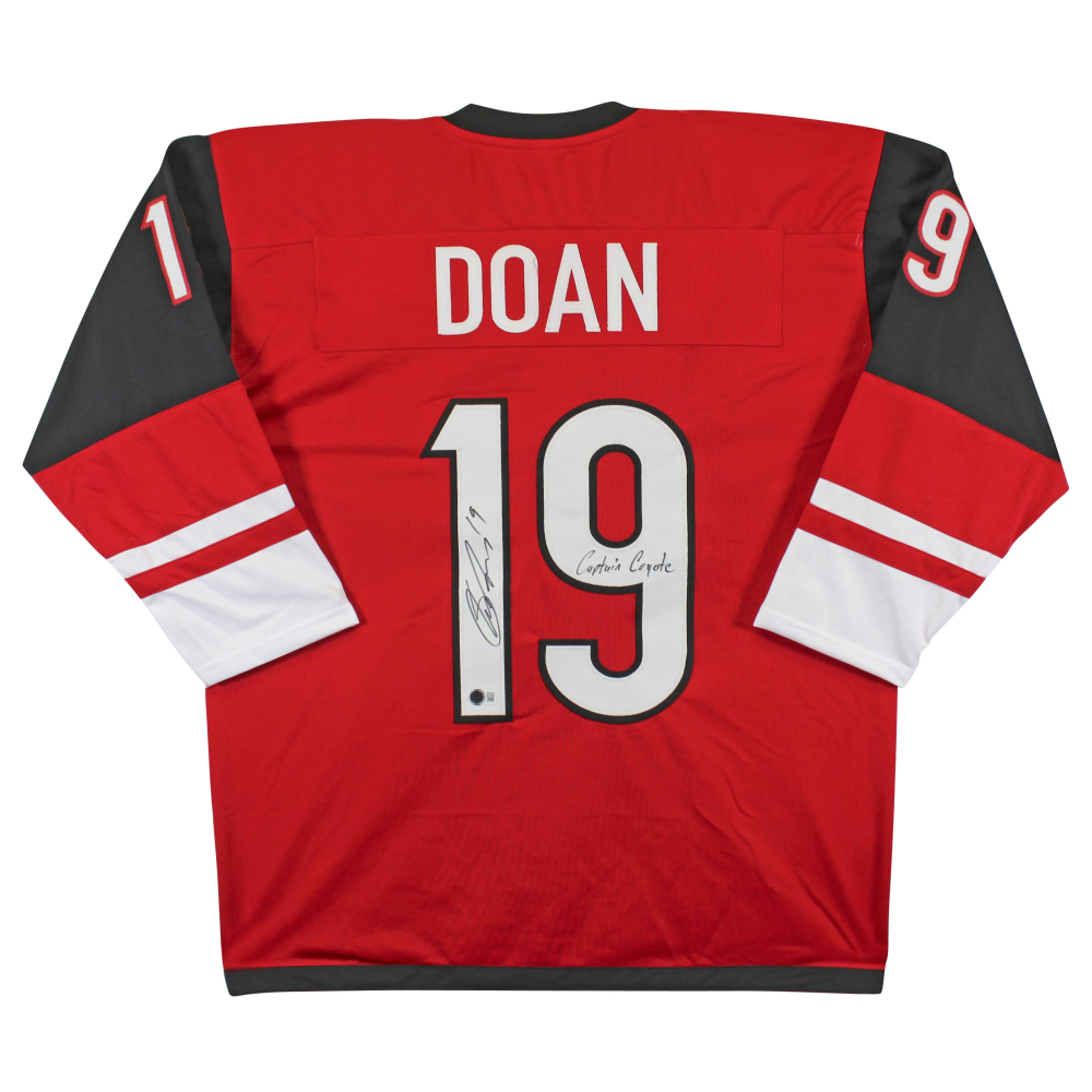 Shane Doan Signed Jersey Inscribed "Captain Coyote" (Beckett ...