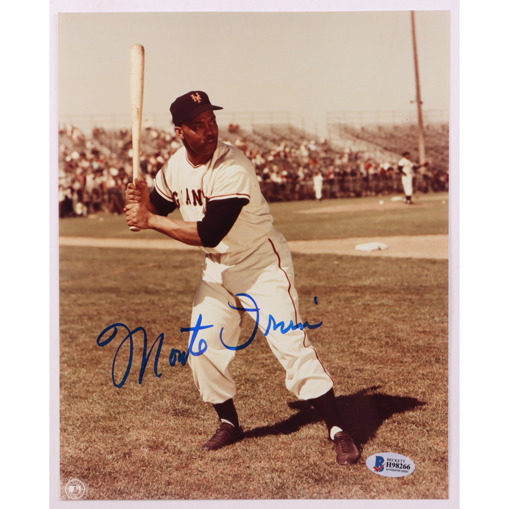 Monte Irvin Signed Giants 8x10 Photo (Beckett) | Pristine Auction