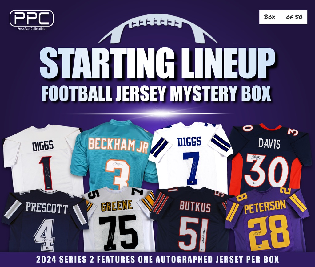 Press Pass Collectibles 2024 Starting Lineup Football Jersey Mystery ...