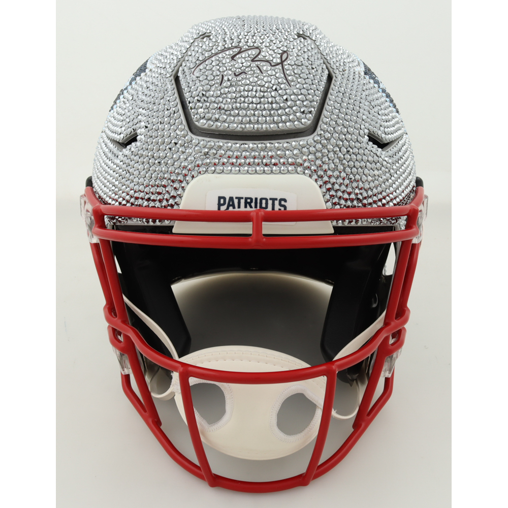 Tom Brady Signed Patriots Full-Size Authentic On-Field Speedflex Helmet ...
