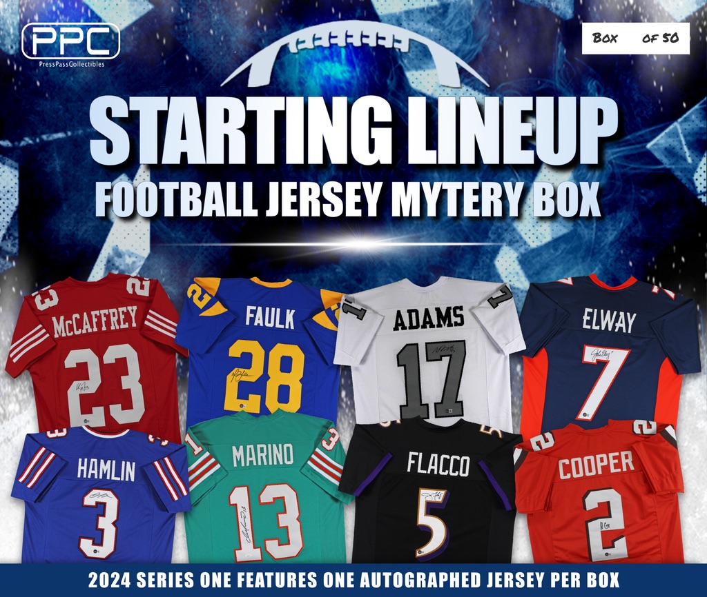 Press Pass Collectibles 2024 Starting Lineup Football Jersey Mystery ...