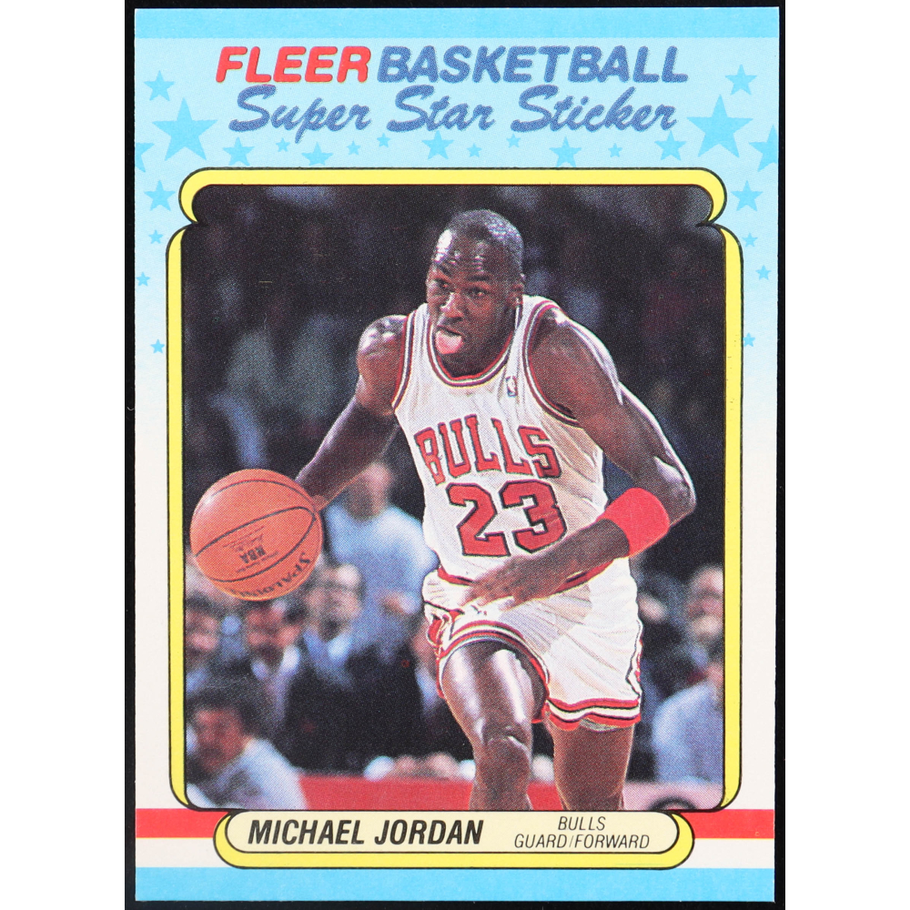 Michael Jordan 1988 Fleer Stickers #7 | Pristine Auction