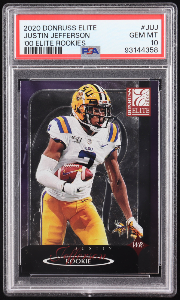 Justin Jefferson 2020 Elite 2000 Rookies #2KRJUJ RC (PSA 10) | Pristine ...