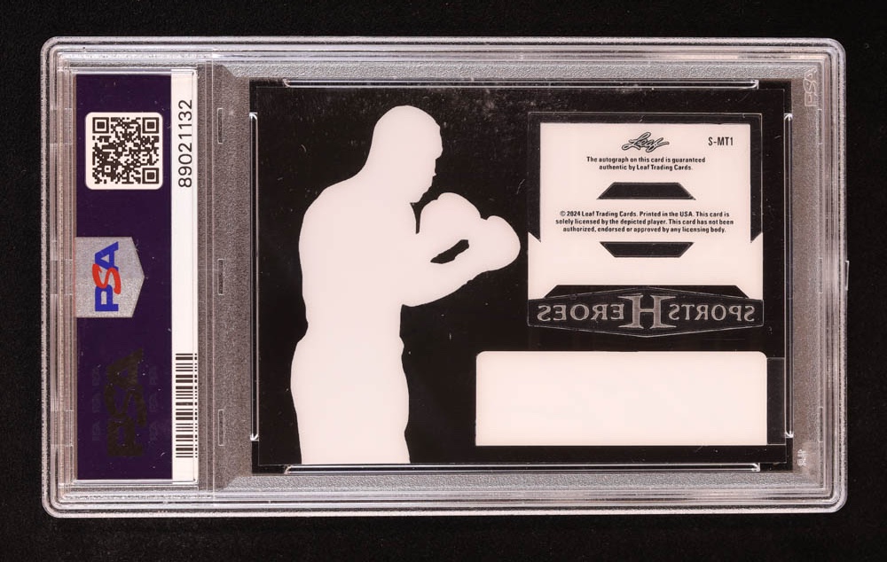 Mike Tyson 2024 Leaf Metal Sports Heroes Scenography Autographs Dark ...