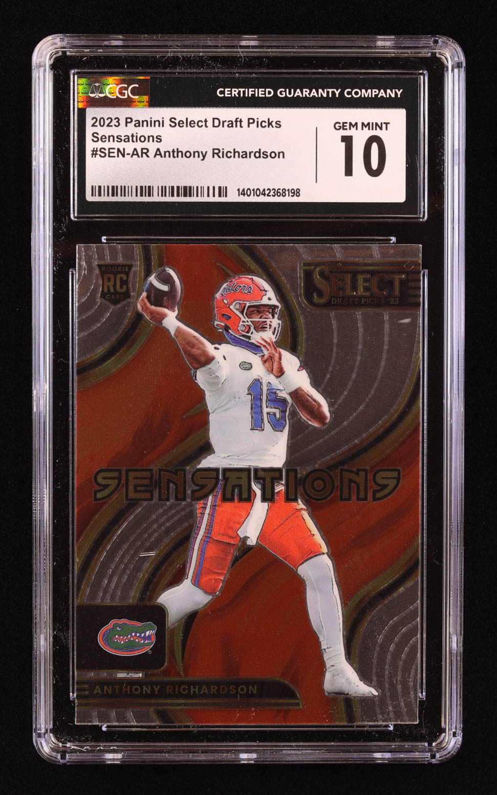 Anthony Richardson 2023 Select Draft Picks Sensations #SENAR RC (CGC 10 ...
