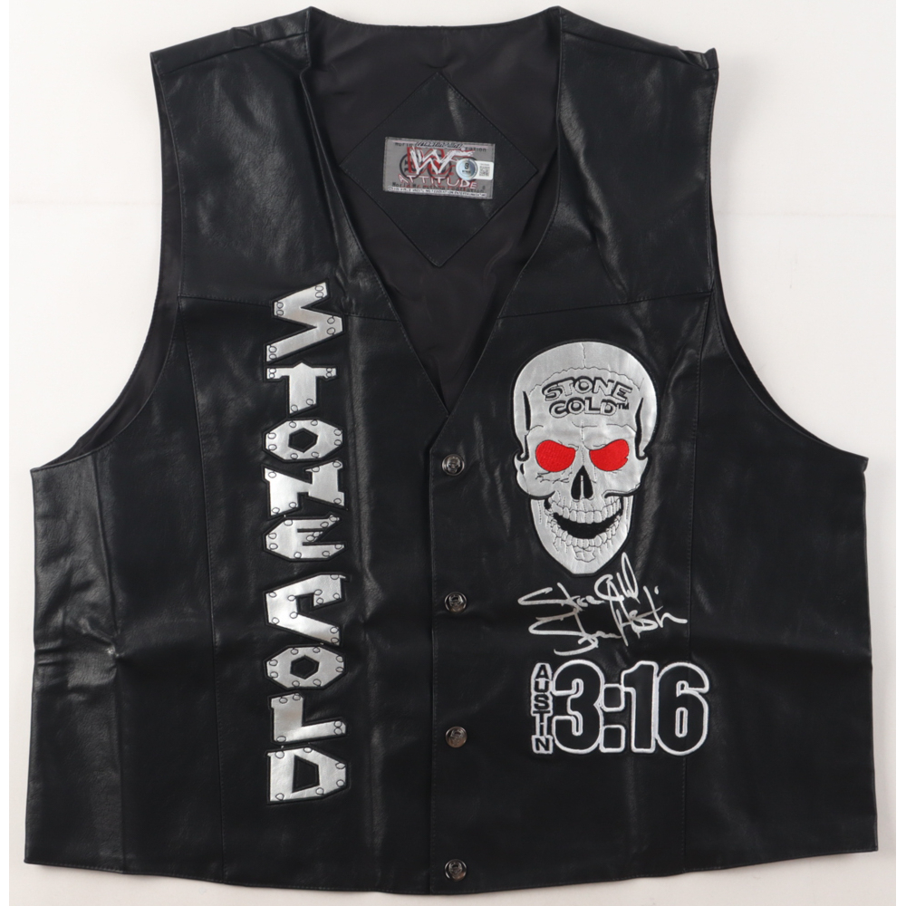 "Stone Cold" Steve Austin Signed WWF Vest (Beckett) | Pristine Auction