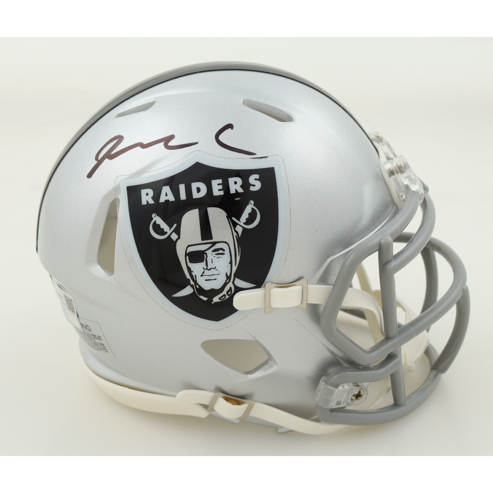 Maxx Crosby Signed Raiders Speed Mini Helmet (Fanatics) | Pristine Auction