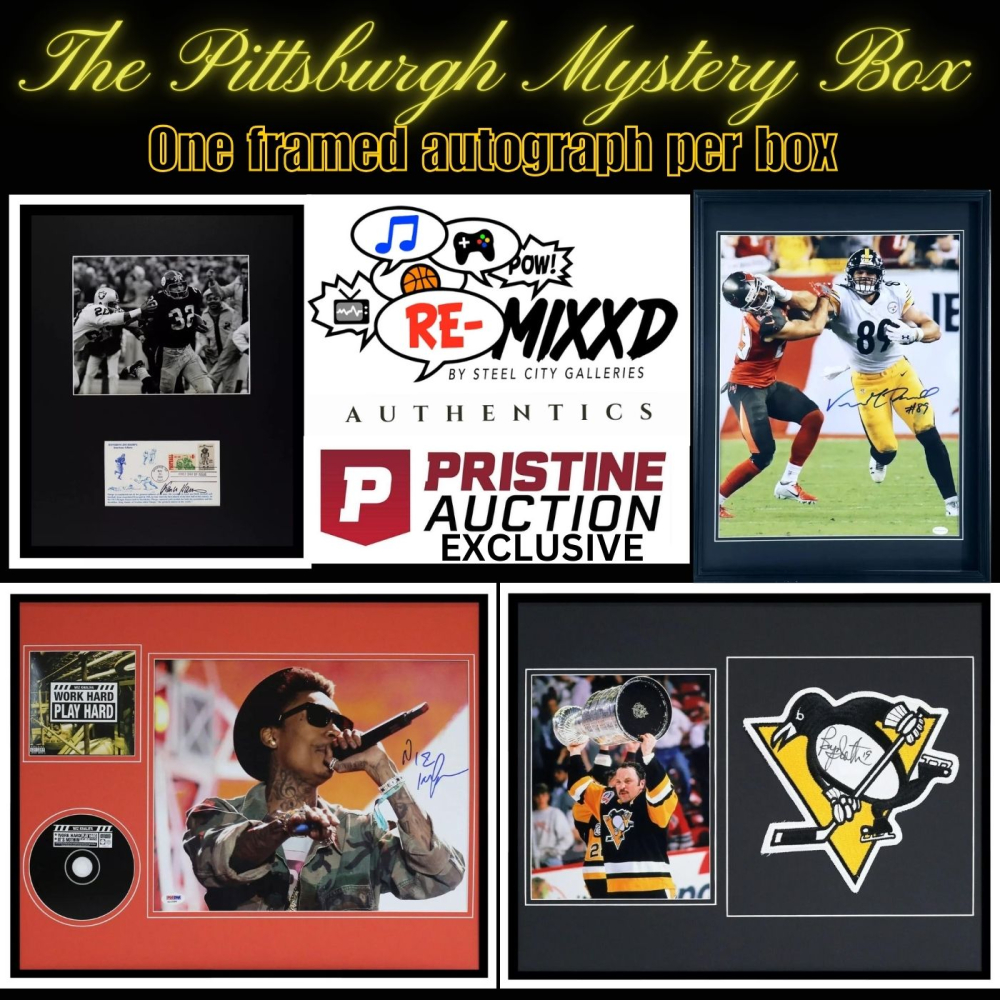 Remixxd Pittsburgh Framed Autograph Mystery Box | Pristine Auction