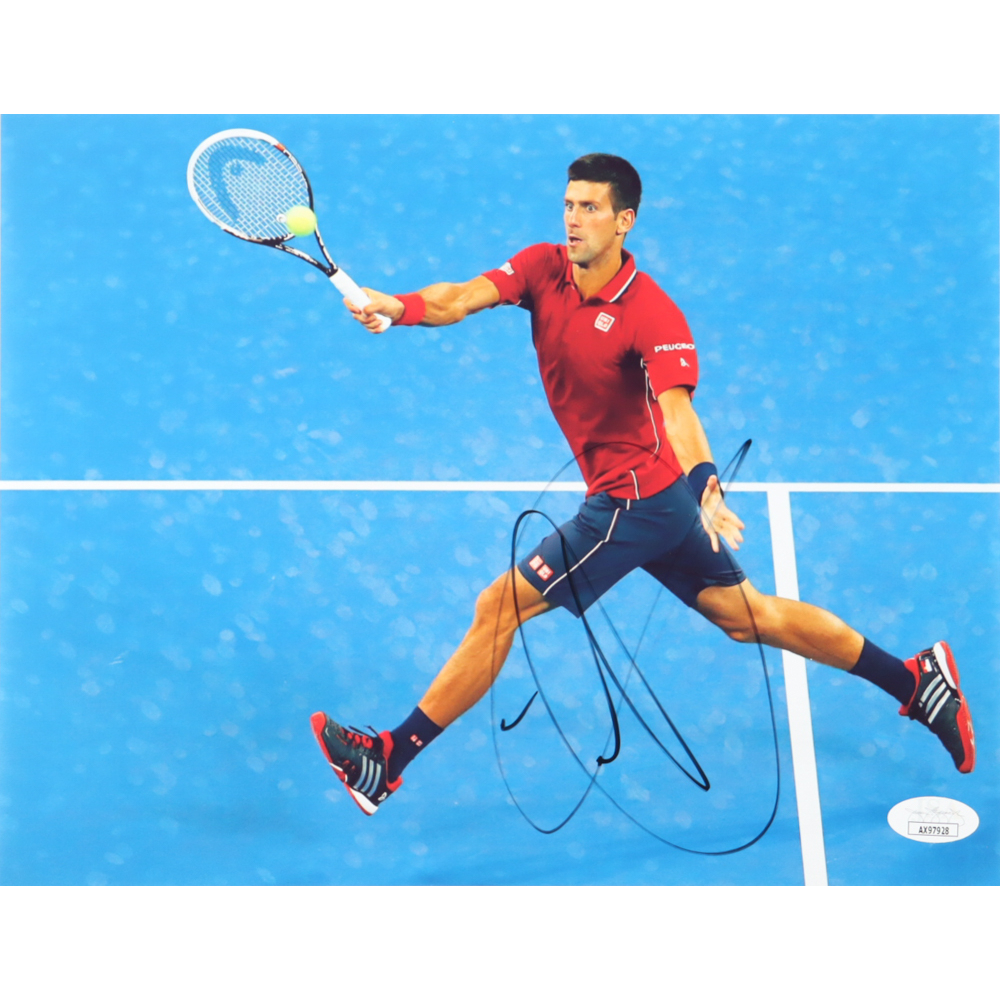Novak Djokovic Signed 8x10 Photo (JSA) | Pristine Auction