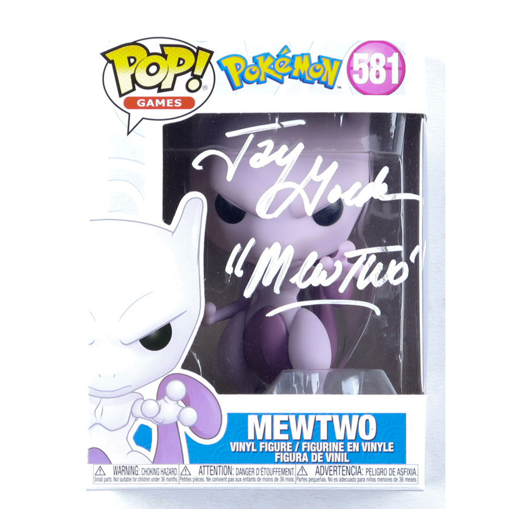 Jay Goede Signed "Pokemon" #581 Mewtwo Funko Pop! Vinyl Figure ...