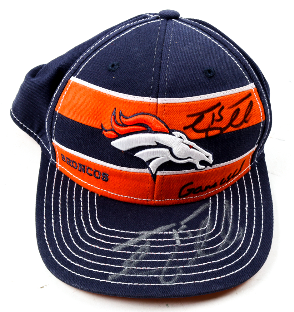 Tim Tebow Twice-Signed Broncos Personally Owned & Worn Fitted Hat ...