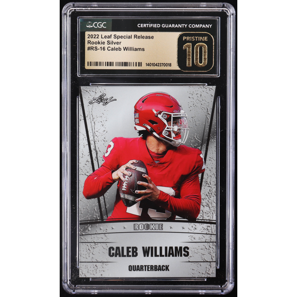 Caleb Williams 2022 Leaf Rookie Silver #RS16 RC (CGC 10 | Pristine ...