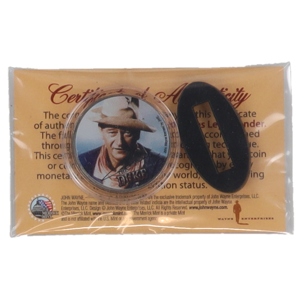 John Wayne "The Duke" LE Merrick Mint Colorized US Half Dollar Coin ...