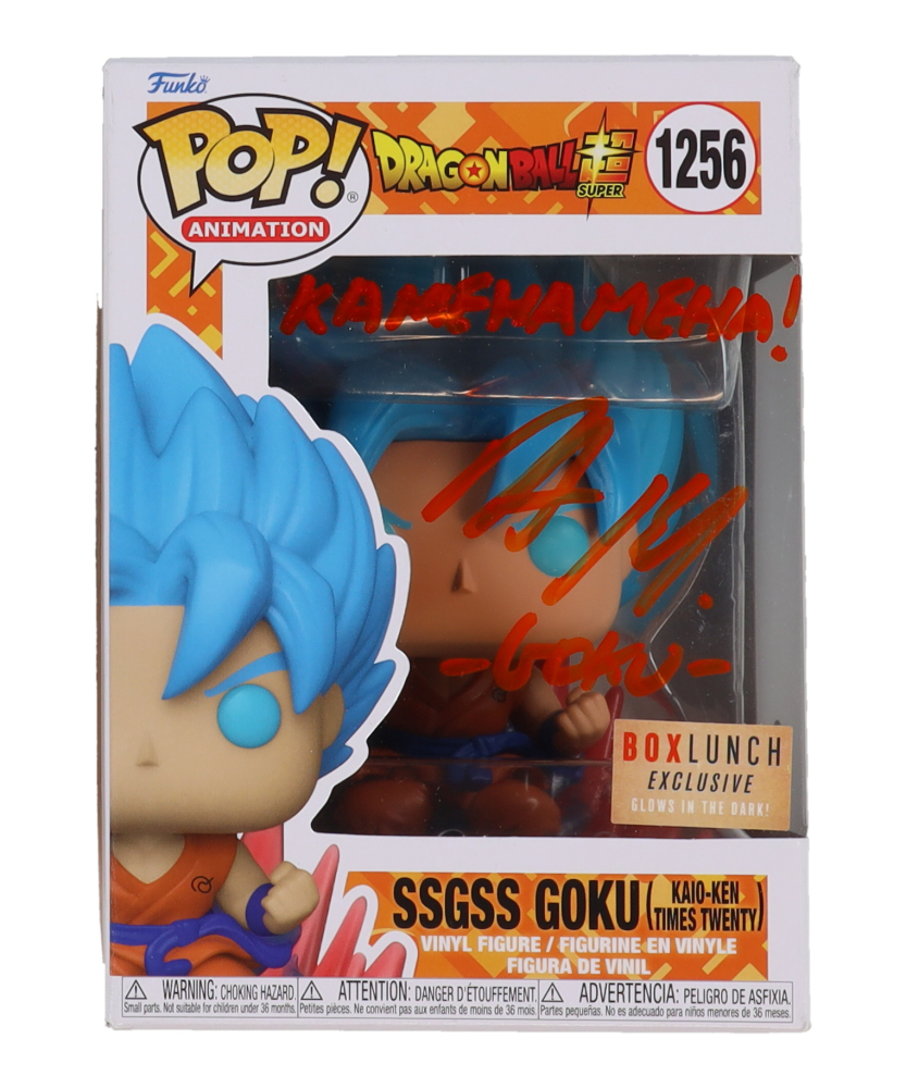 Peter Kelamis Signed "Dragon Ball Super" #1256 SSGSS Goku (Kaio-Ken ...