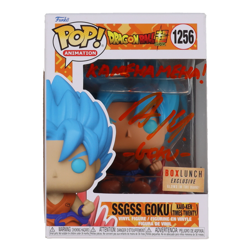 Peter Kelamis Signed "Dragon Ball Super" #1256 SSGSS Goku (Kaio-Ken ...