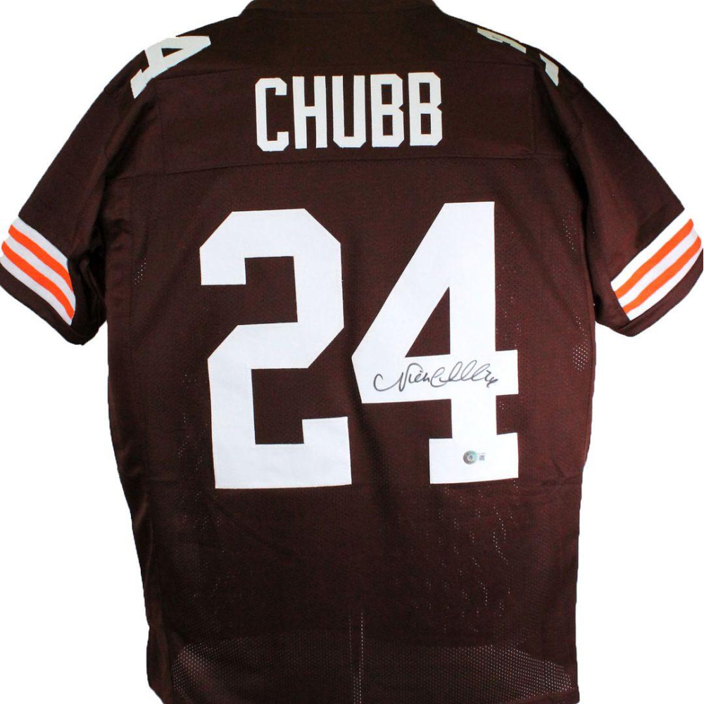 Nick Chubb Signed Jersey (Beckett) | Pristine Auction