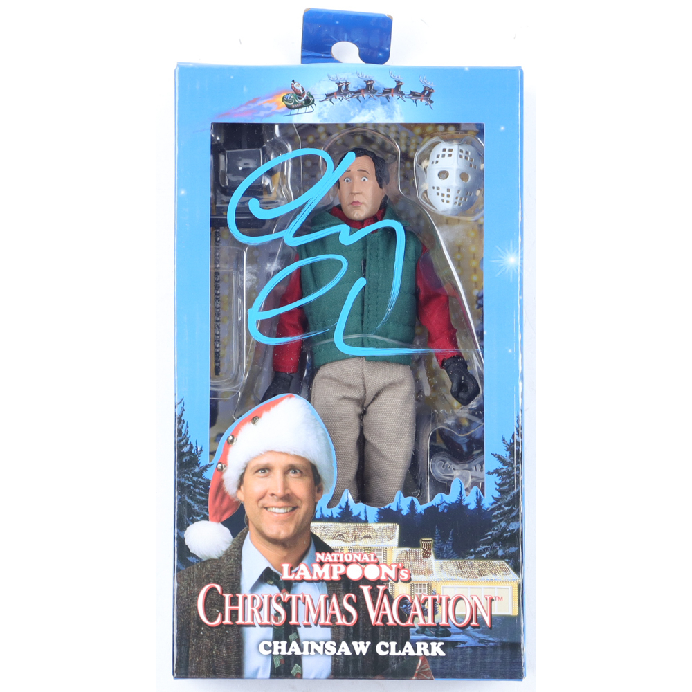 Chevy Chase Signed "National Lampoon's Christmas Vacation" Chainsaw ...