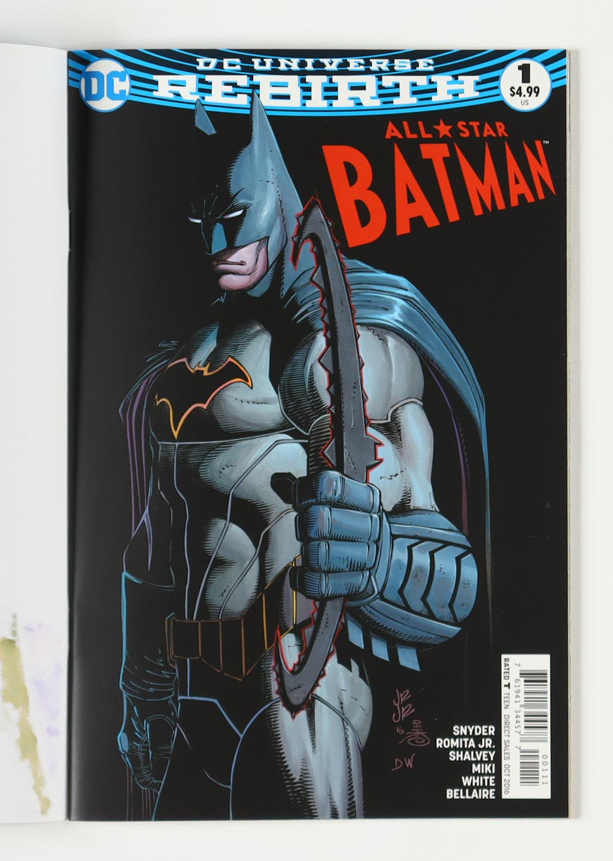 Tom Hodges - All-Star Batman - DC Comics - Issue #1 - Sketch Blank ...