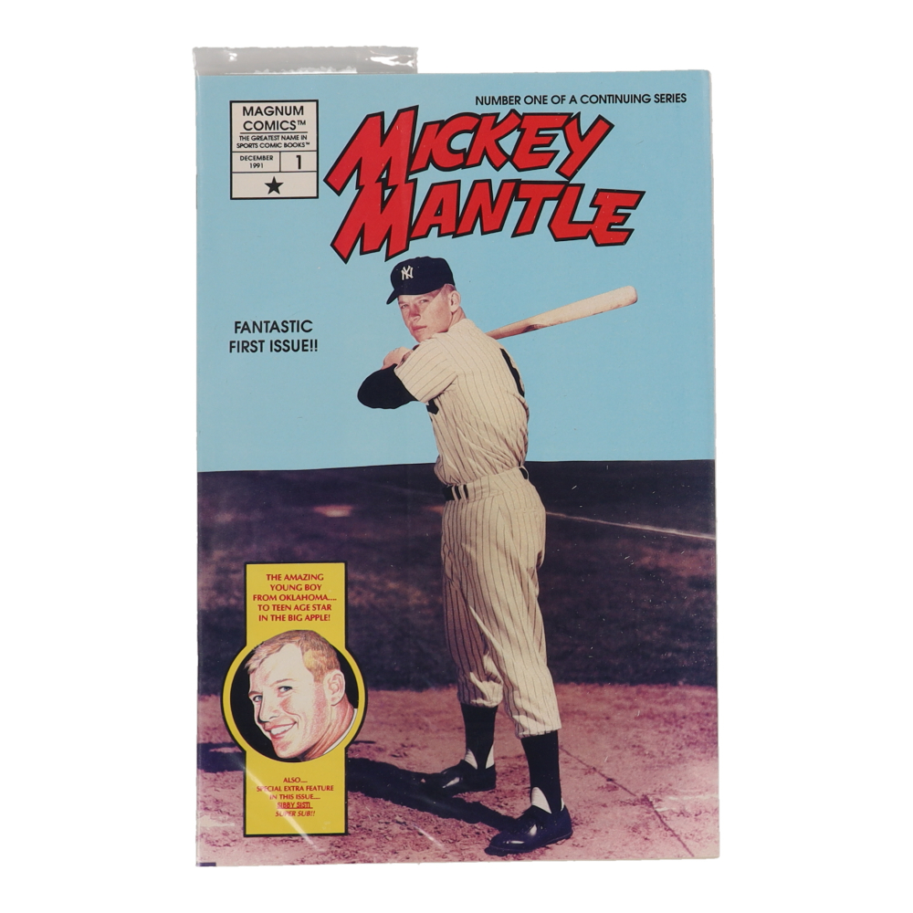 1991 "Mickey Mantle" Issue #1 Magnum Comic Book | Pristine Auction