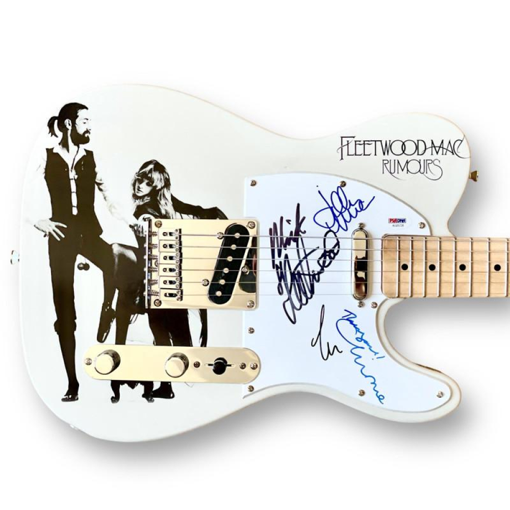 Fleetwood Mac "Rumors" Telecaster Guitar Band-Signed By (4) with ...