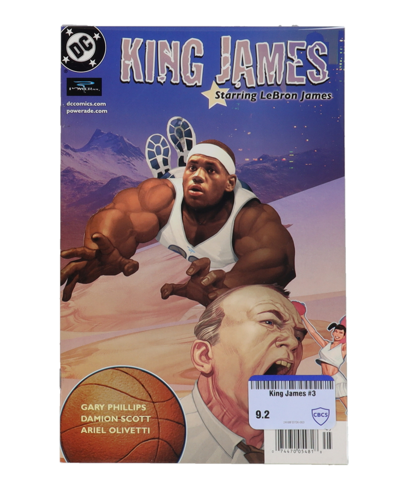 2004 "King James: Starring LeBron James" Issue #3 DC Comic Book (CBCS 9 ...