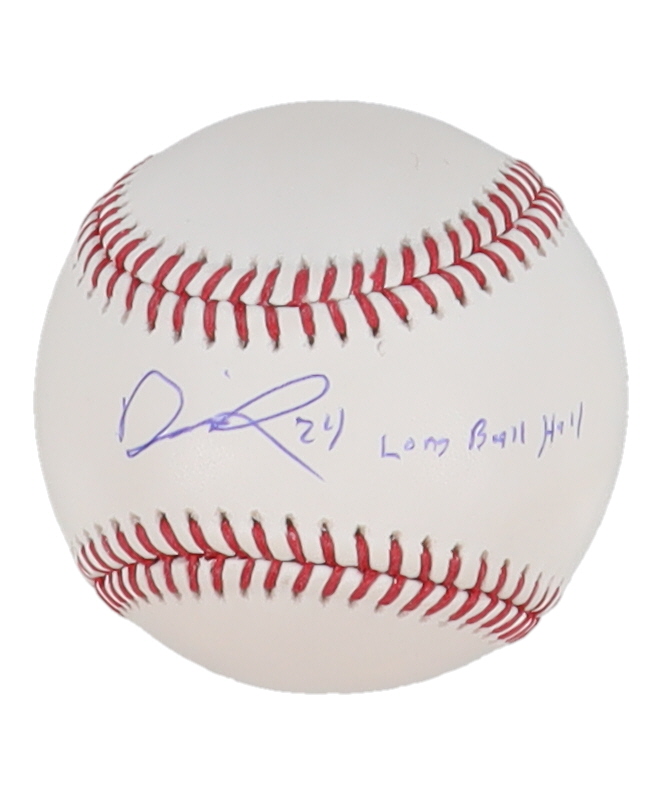 Darick Hall Signed OML Baseball Inscribed "Long Ball Hall" (JSA ...