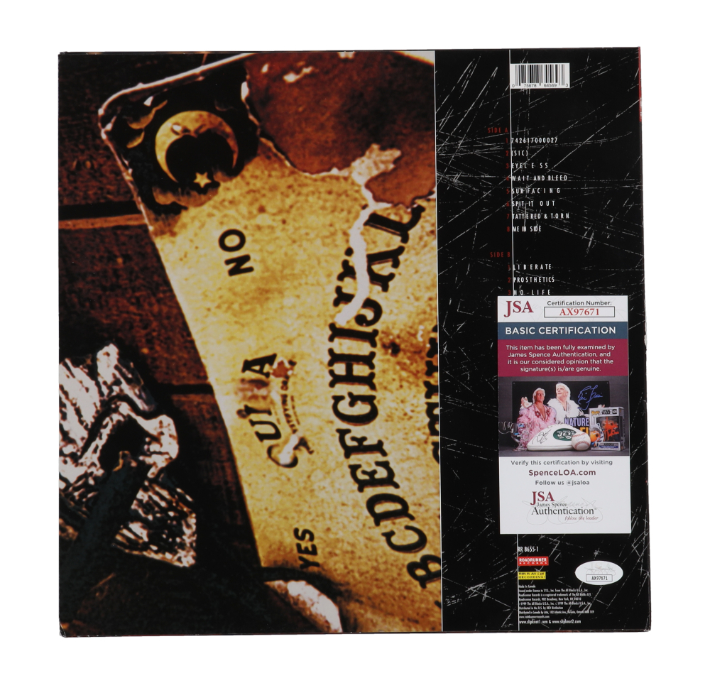 Corey Taylor Signed "Slipknot" Vinyl Record Album Cover (JSA ...