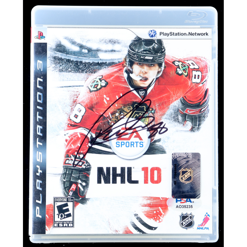 Patrick Kane Signed PS3 EA Sports NHL '10 Video Game Insert (PSA) | Pristine Auction