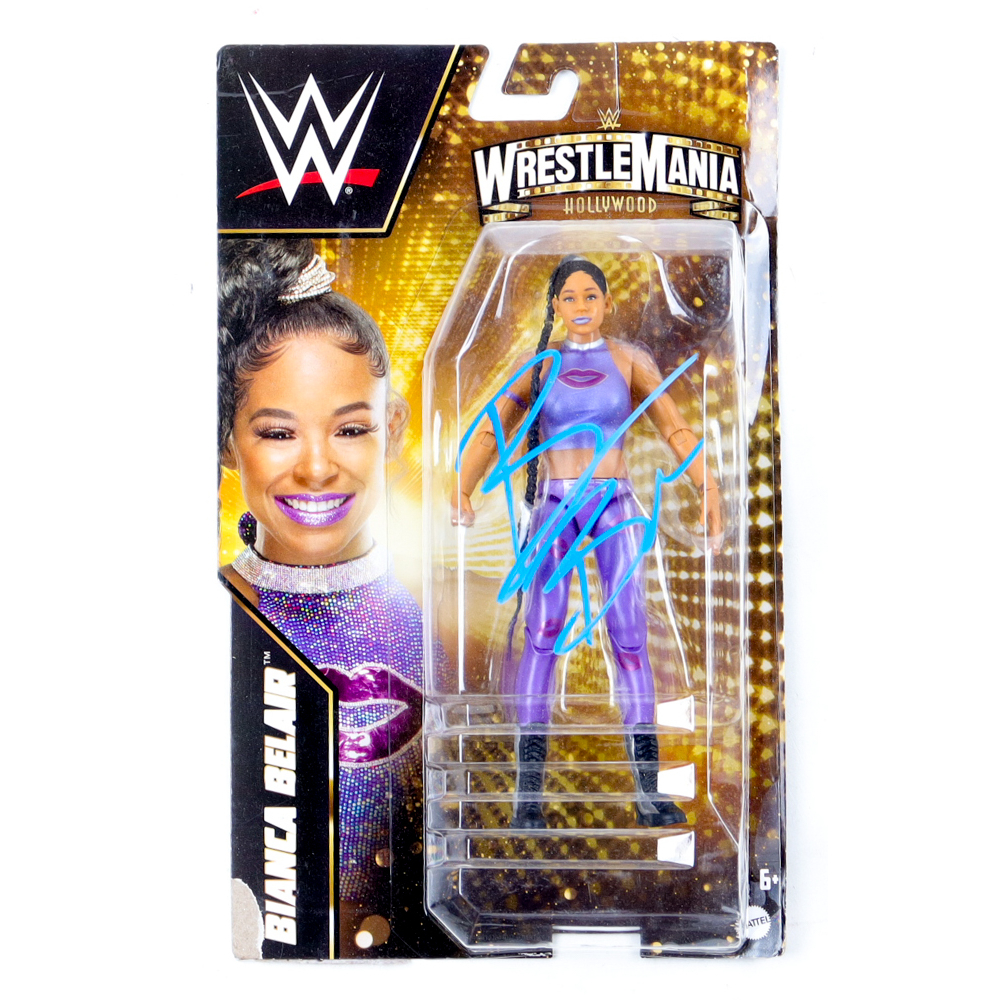 Bianca Belair Signed WWE Wrestlemania Mattel Action Figure (JSA) | Pristine Auction