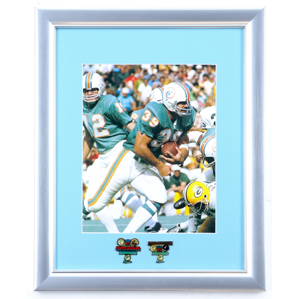 Bob Griese & Larry Csonka Dolphins Custom Framed Photo Display With ...