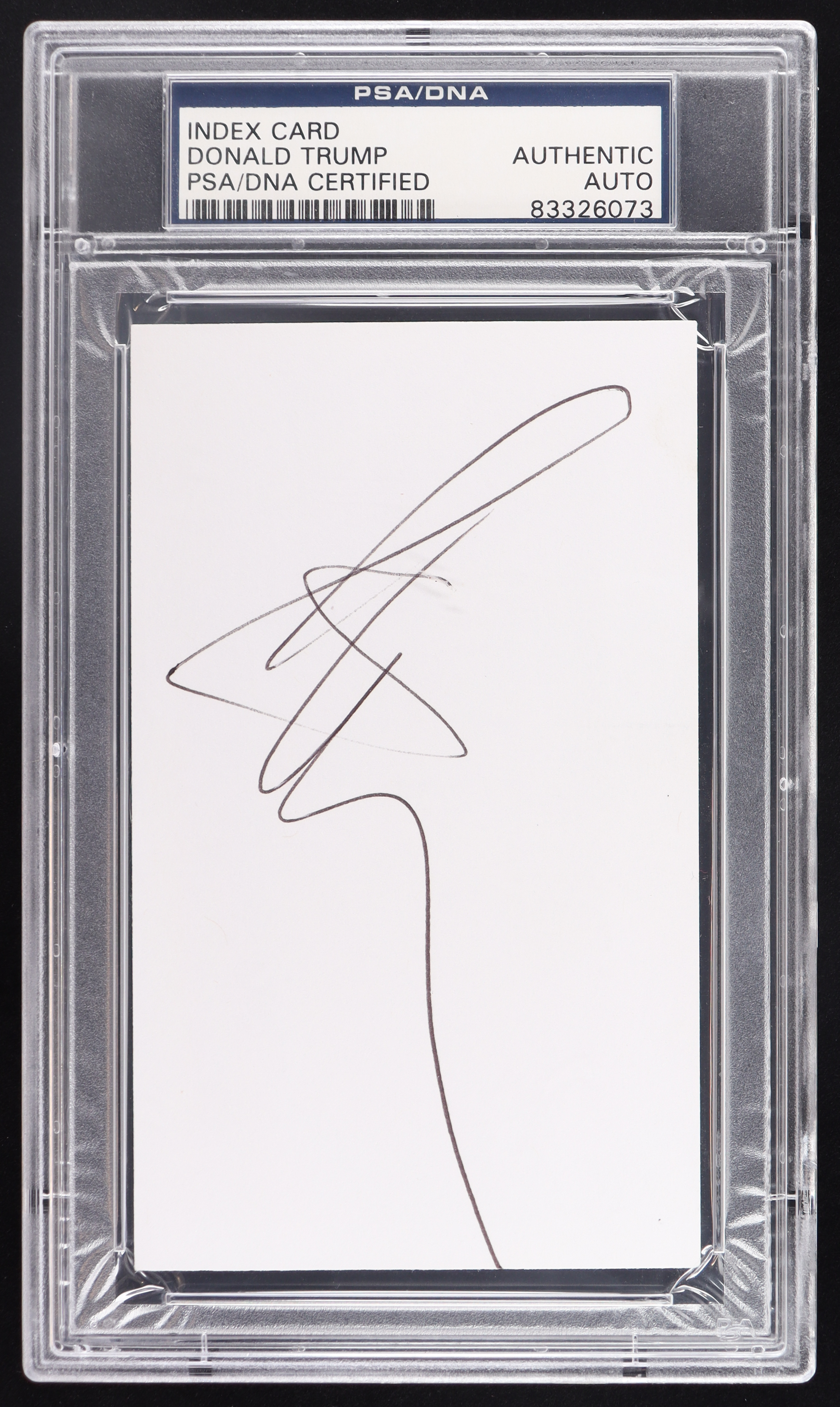 Donald Trump Signed 3x5 Index Card (PSA) | Pristine Auction