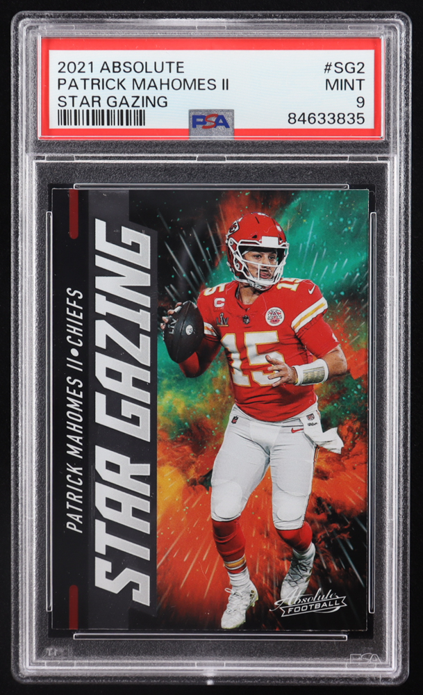 Patrick Mahomes II 2021 Absolute Star Gazing #2 (PSA 9) | Pristine Auction