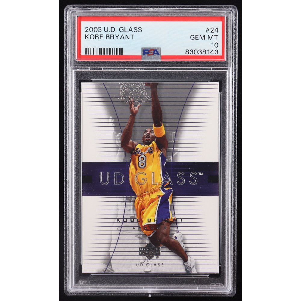 Kobe Bryant 2003-04 UD Glass #24 (PSA 10) | Pristine Auction