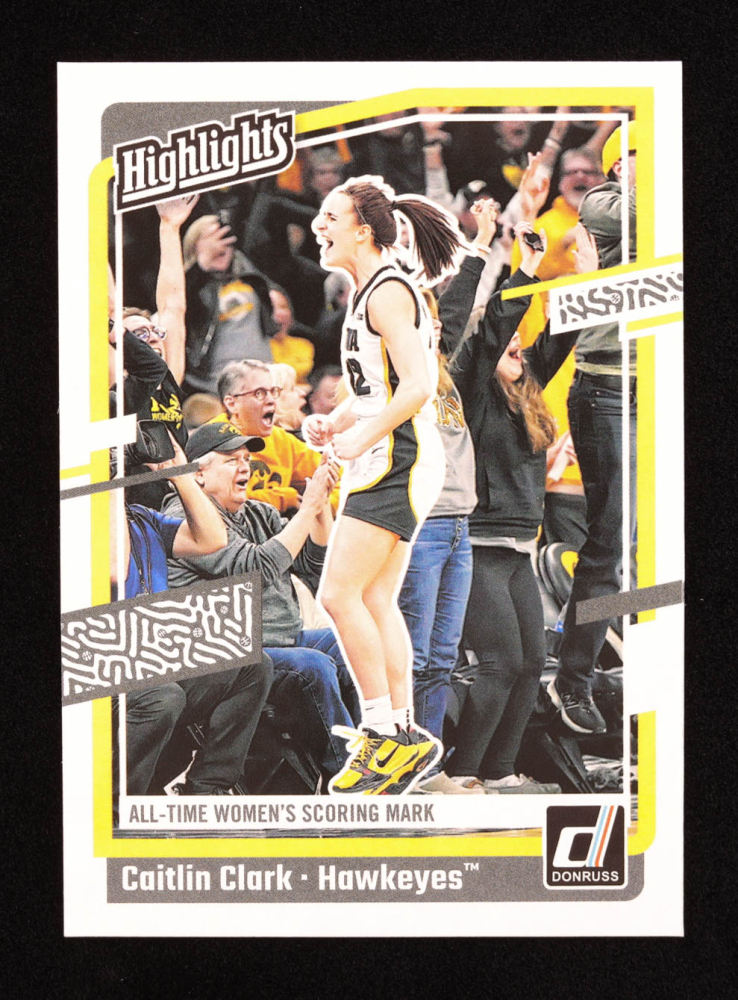 Caitlin Clark 2024 Panini Caitlin Clark Collection Donruss Highlights # ...