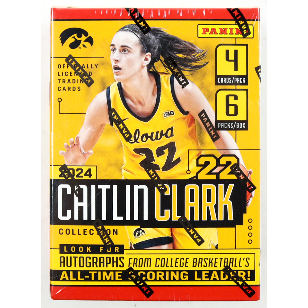 2024 Panini Caitlin Clark Collection Basketball Blaster Box With (6 ...