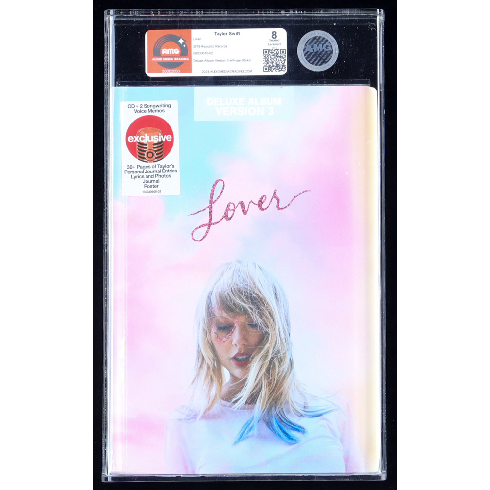 Taylor Swift "Lover" Deluxe CD Album Version 3 (AMG | Grade 8 ...