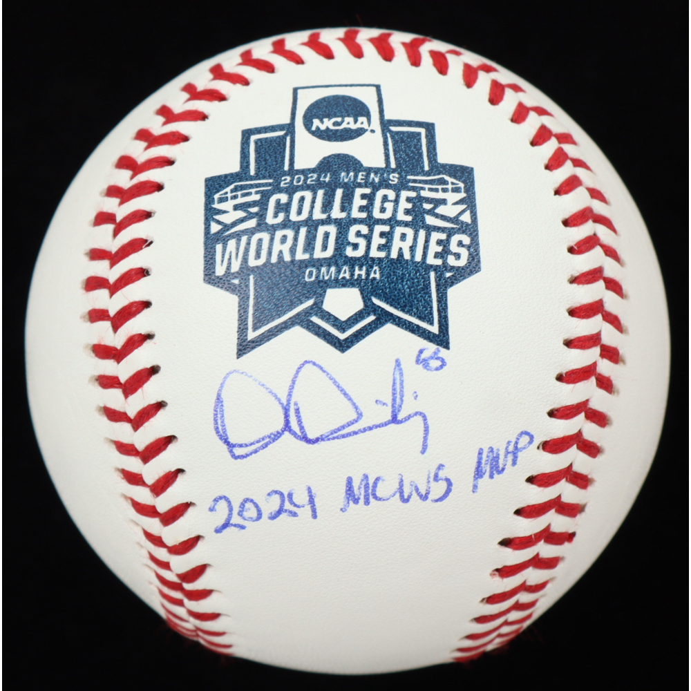 Dylan Dreiling Signed NCAA Championship 2024 Men's College World Series ...