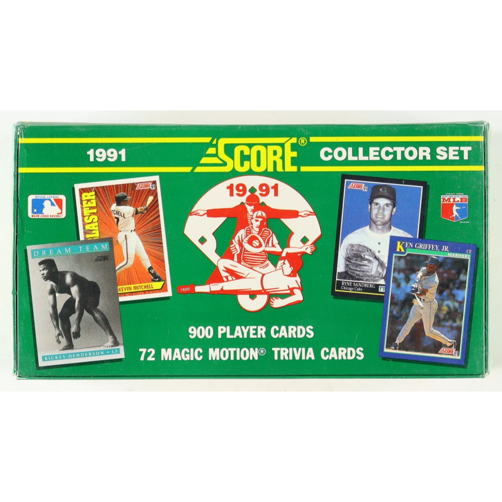 1991 Score Baseball Cards Collector Set with (900) Cards | Pristine Auction