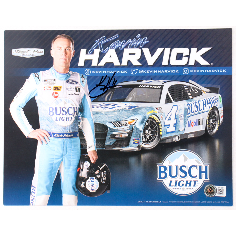 Kevin Harvick Signed NASCAR 8x10 Photo (Beckett) | Pristine Auction