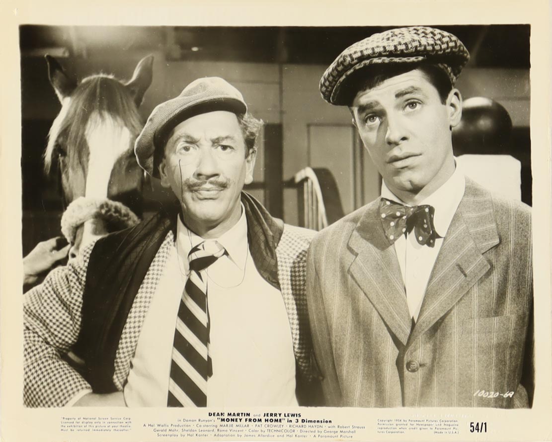 Dean Martin & Jerry Lewis "Money From Home" Original 8x10 Photo ...